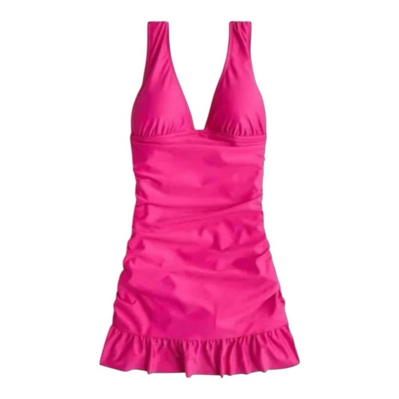 J. Crew | Swim | J Crew Ruched Swim Dress 6 | Poshmark